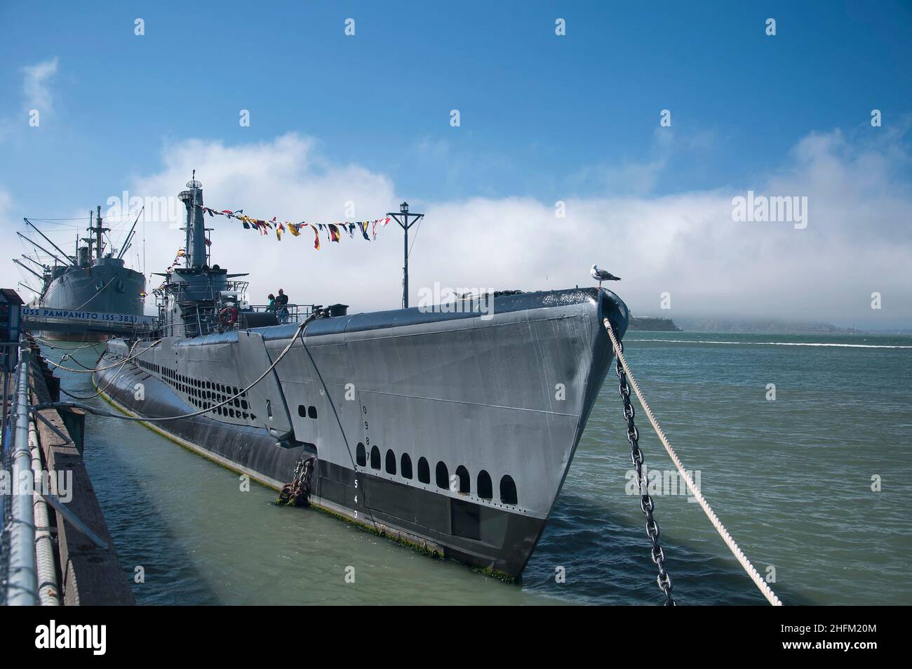 San francisco, California. July 23, 2017. USS Pampanito (SS-383), a ...
