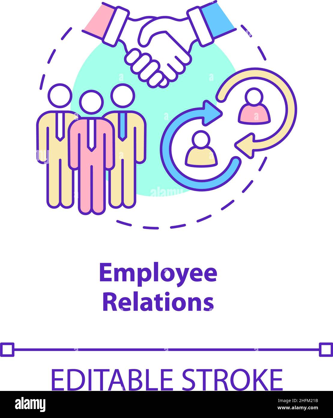 Employee relations concept icon Stock Vector Image & Art - Alamy Employee relations concept icon Stock Vector Image & Art - Alamy