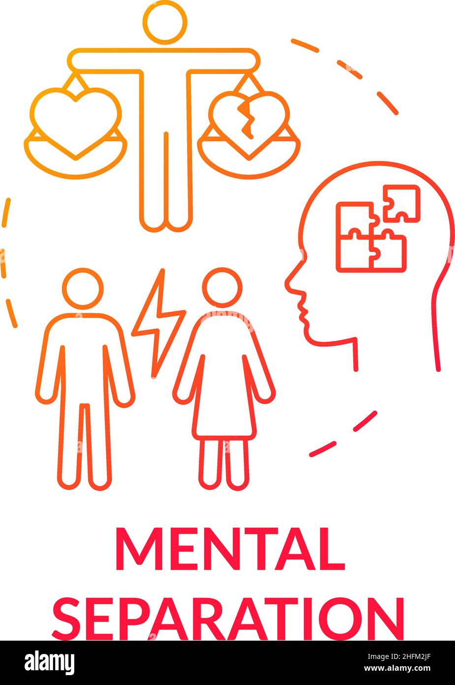 Separation Reason Stock Vector Images - Alamy