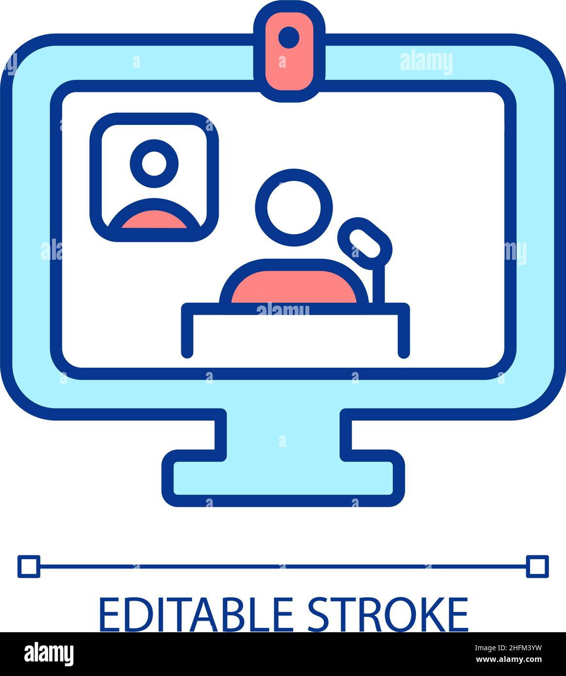 Lecture lesson icon cartoon Stock Vector Images - Alamy