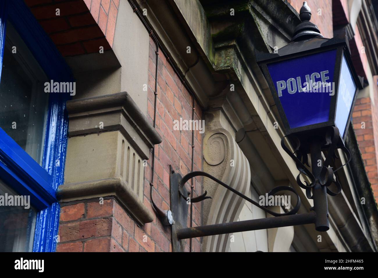 Traditional Police Sign Stock Photo - Alamy