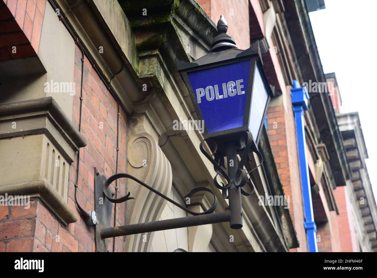 Traditional Police Sign Stock Photo - Alamy