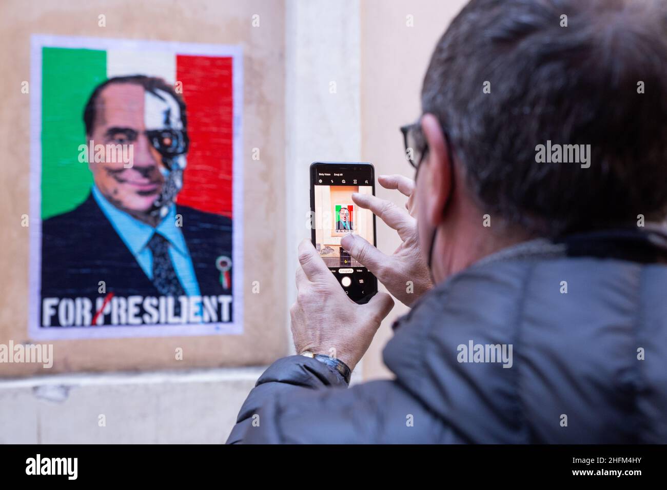 (1/17/2022) View of the mural entitled "Terminator B" made by Harry ...