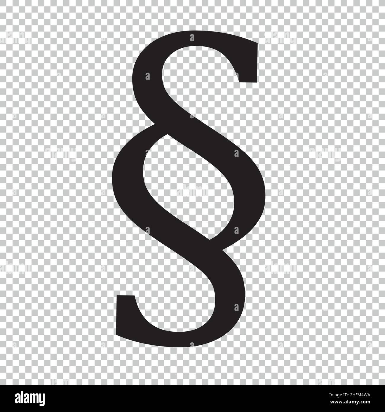 Paragraph black icon on checked transparent background. Vector ...