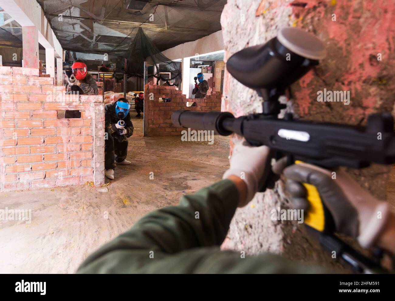 Paintball splash hi-res stock photography and images - Alamy