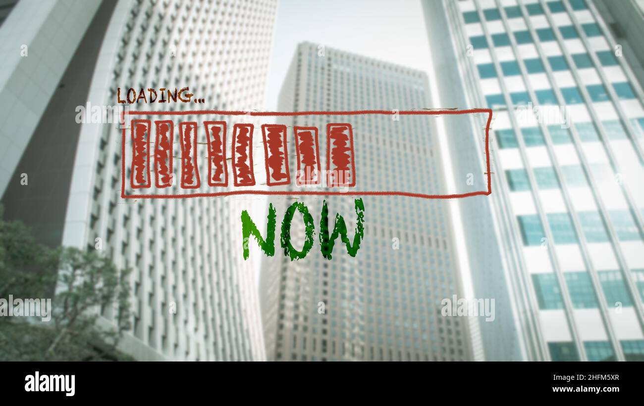 Street Sign the Direction Way to Now Stock Photo - Alamy