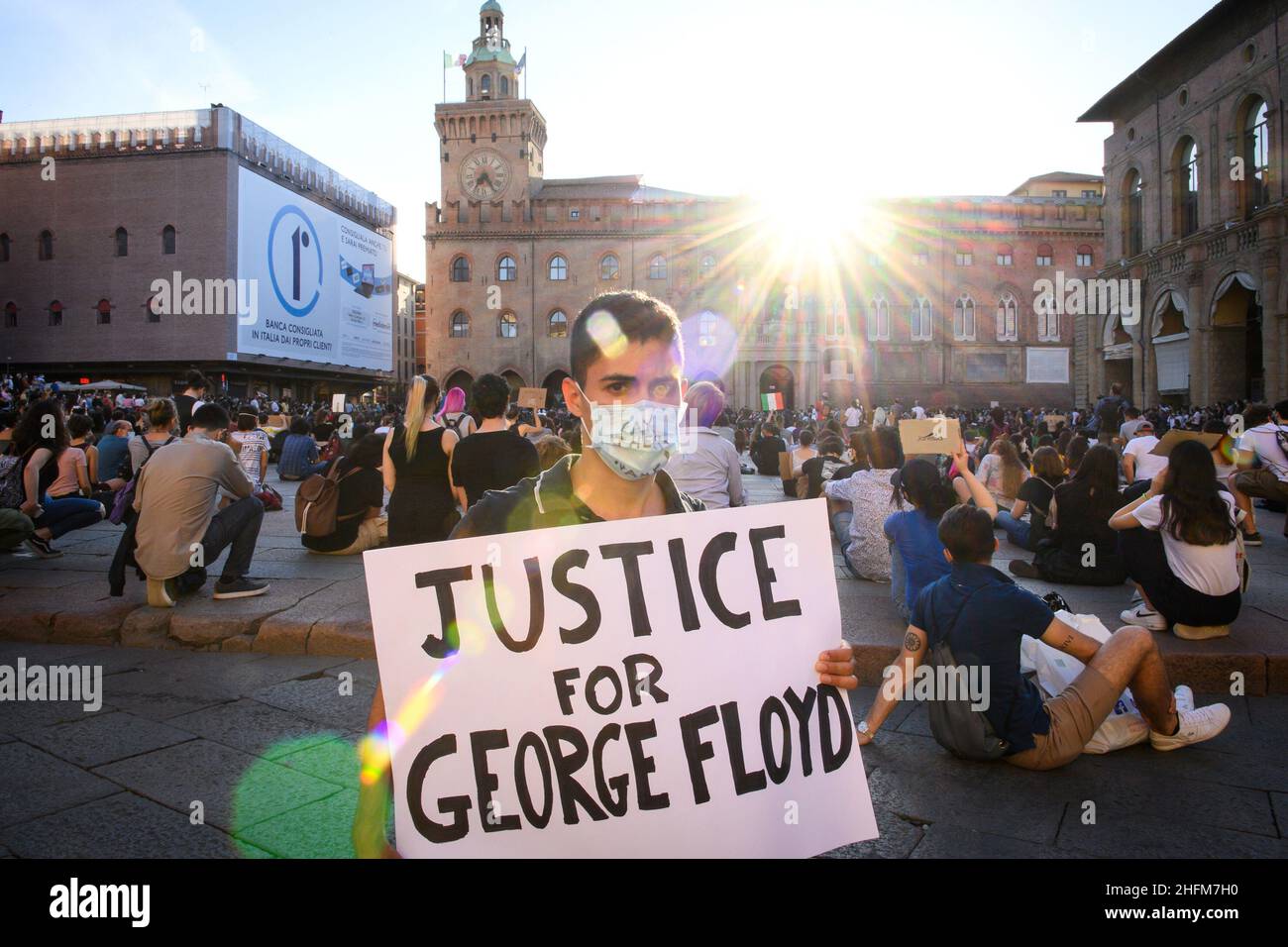 Massimo Paolone/LaPresse June 6, 2020 Bologna, Italy news Flash Mob "I ...
