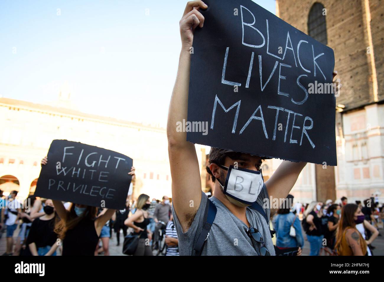 Massimo Paolone/LaPresse June 6, 2020 Bologna, Italy news Flash Mob "I ...