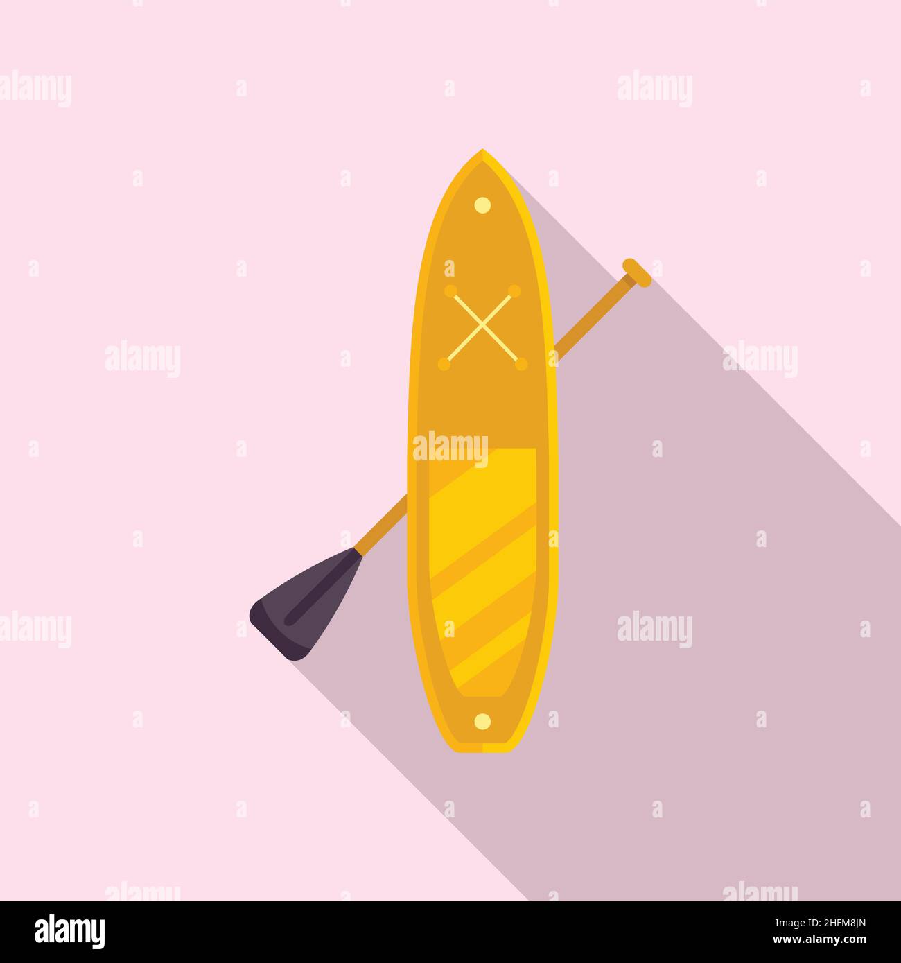 Shop sup board icon flat vector. Paddle surf. Stand up Stock Vector Image & Art - Alamy