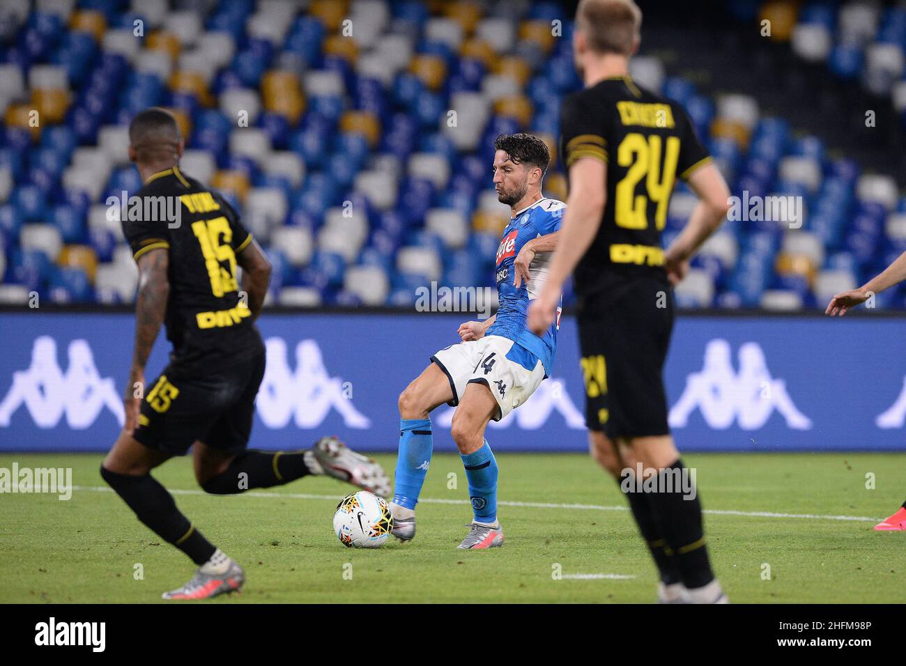 Cafaro/LaPresse June 13, 2020 Naples, Italy sport soccer Napoli vs ...