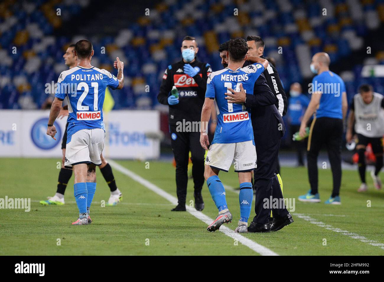 San paolo stadium esulta hi-res stock photography and images - Alamy