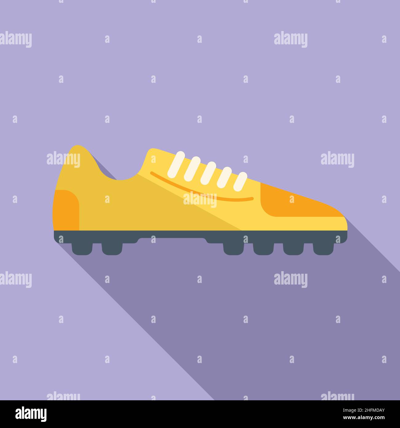 Soccer shoe icon flat vector. Football boot. Sport pair Stock Vector ...