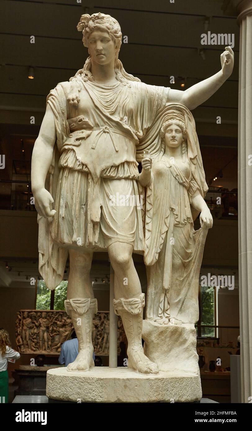 Leon Levy and Shelby White Court, the central piece of the Roman and Greek galleries at the ...