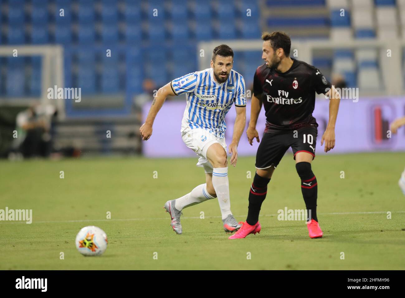 LaPresse/Filippo Rubin July 1, 2020 Ferrara (Italy) Sport Soccer Spal ...