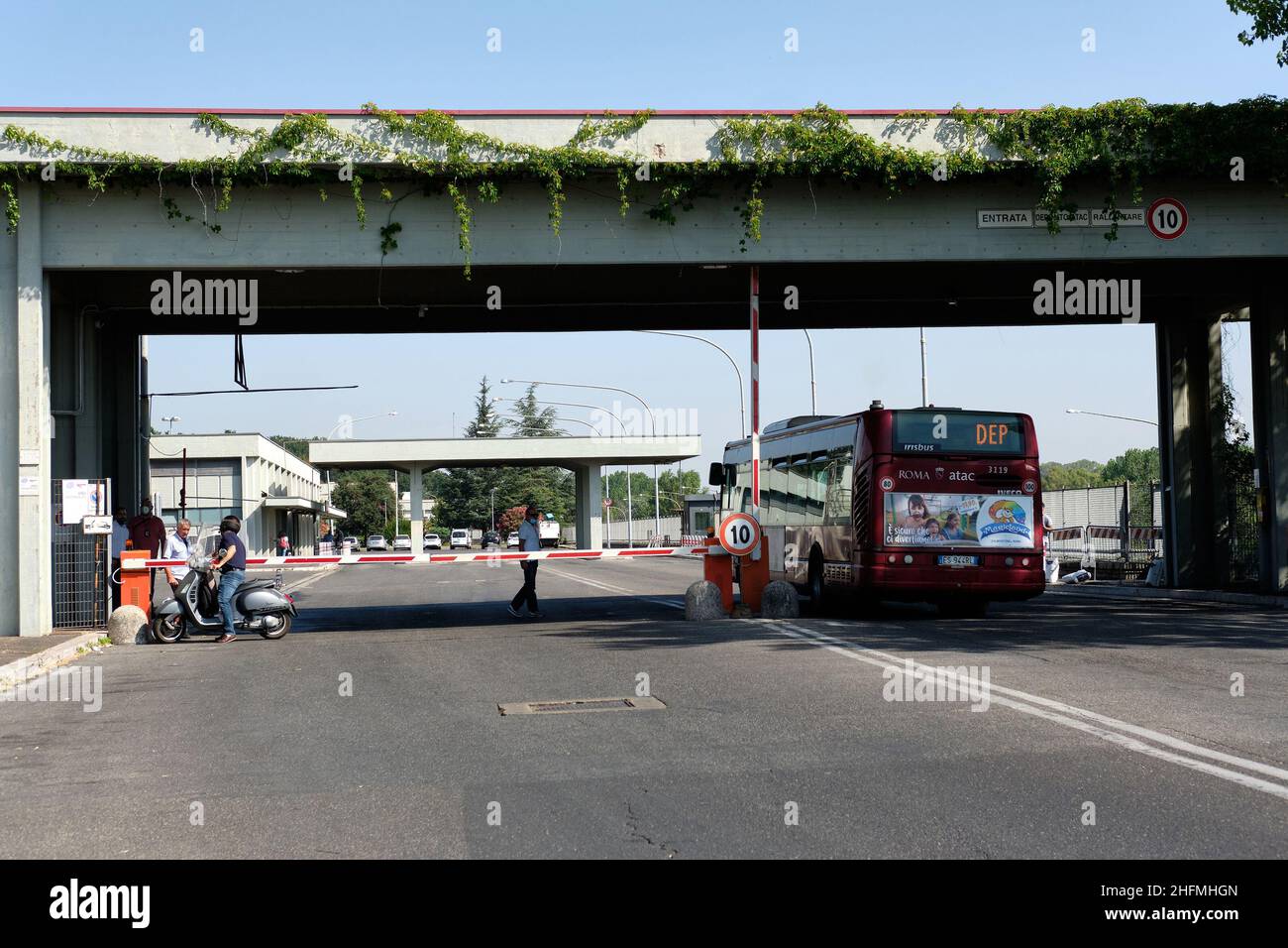 Mauro Scrobogna /LaPresse July 02, 2020 Rome, Italy News ATAC depot via ...