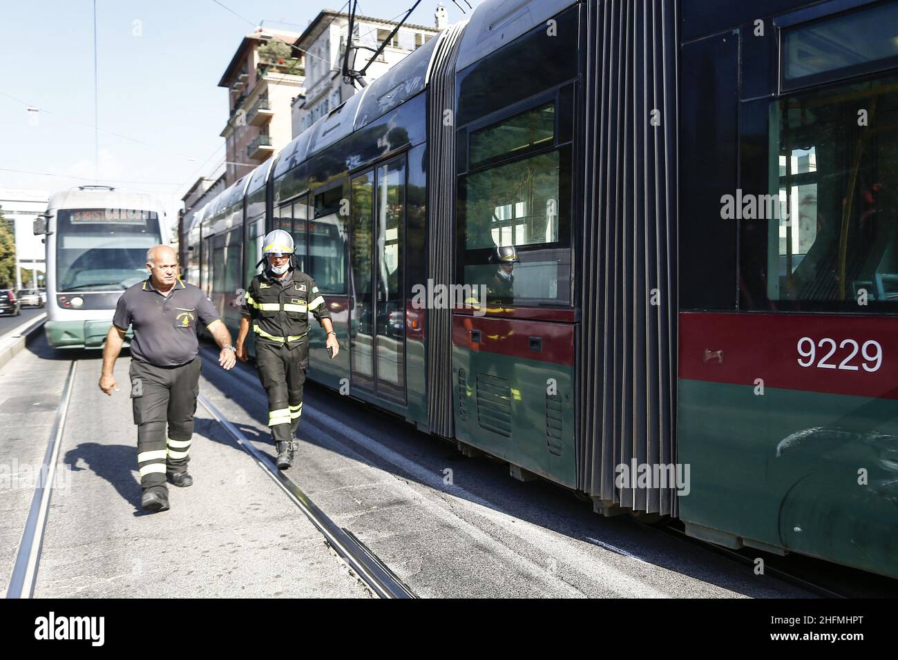 Fireman bus hi-res stock photography and images - Alamy