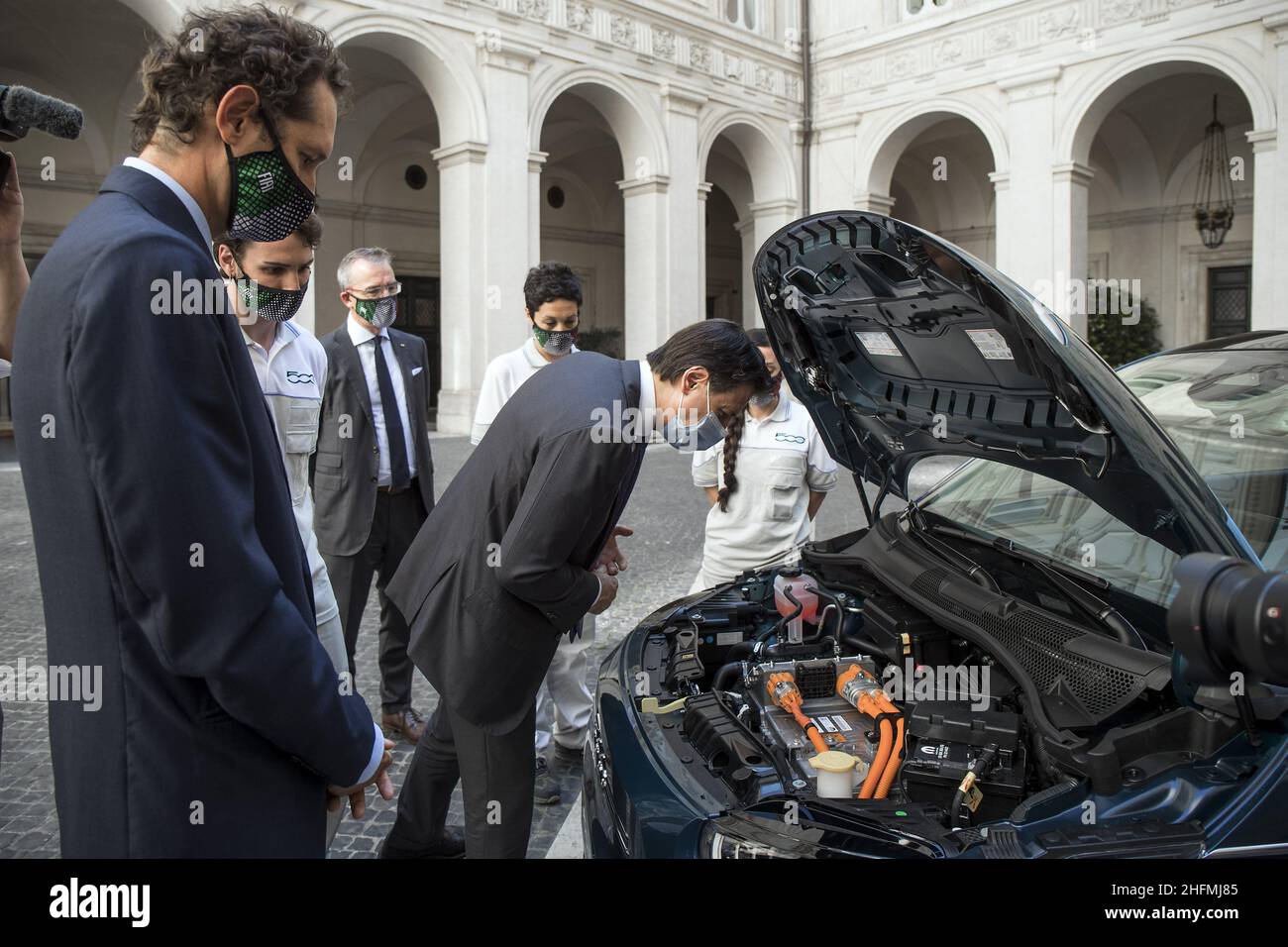 Roberto Monaldo / LaPresse 03-07-2020 Rome (Italy) Chigi palace ...