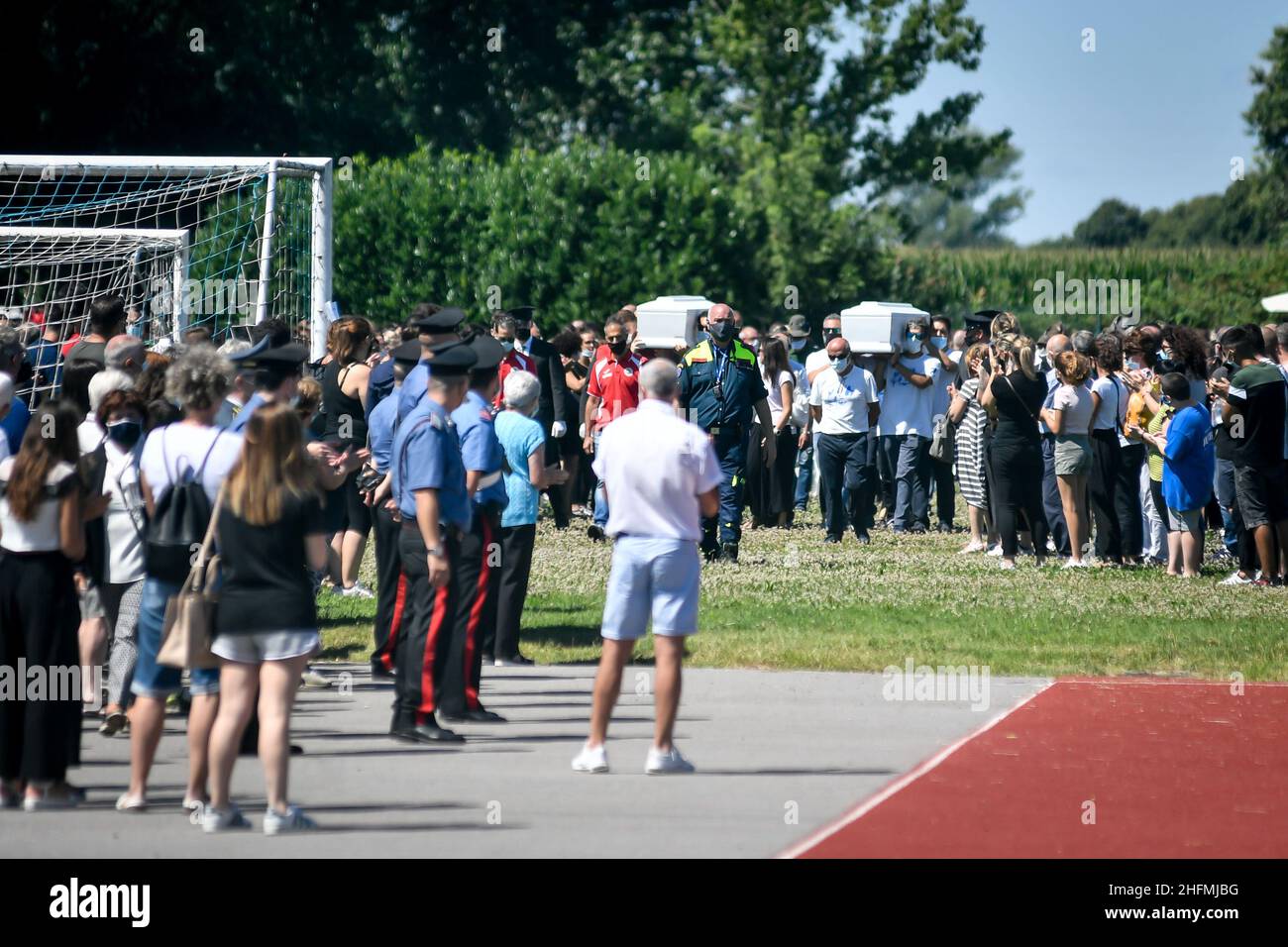 Claudio Furlan - LaPresse 04 July 2020 Gessate (Italy) Funeral of Elena ...