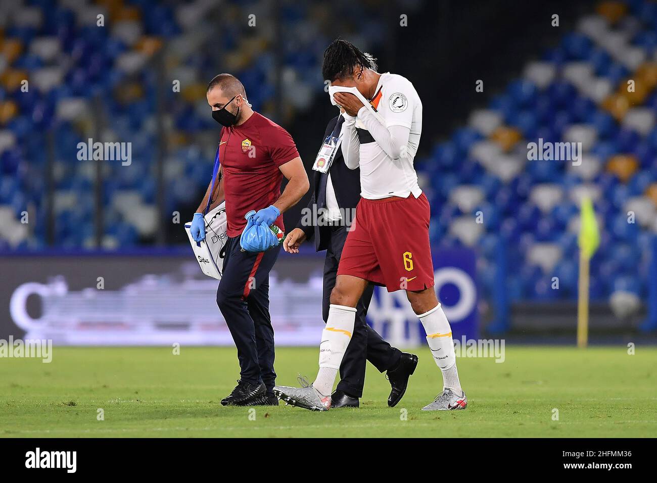 Cafaro/LaPresse July 5, 2020 Naples, Italy sport soccer Napoli vs Roma ...