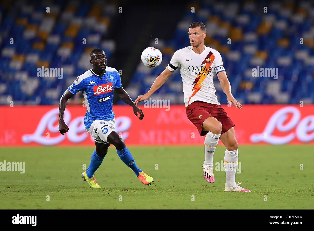 Cafaro/LaPresse July 5, 2020 Naples, Italy sport soccer Napoli vs Roma ...