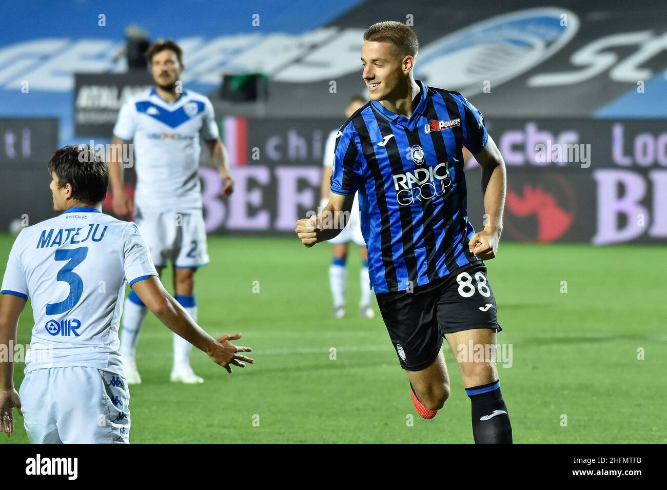 Gianluca Checchi/LaPresse 14 07 2020 Bergamo (Italia) Sport Soccer ...