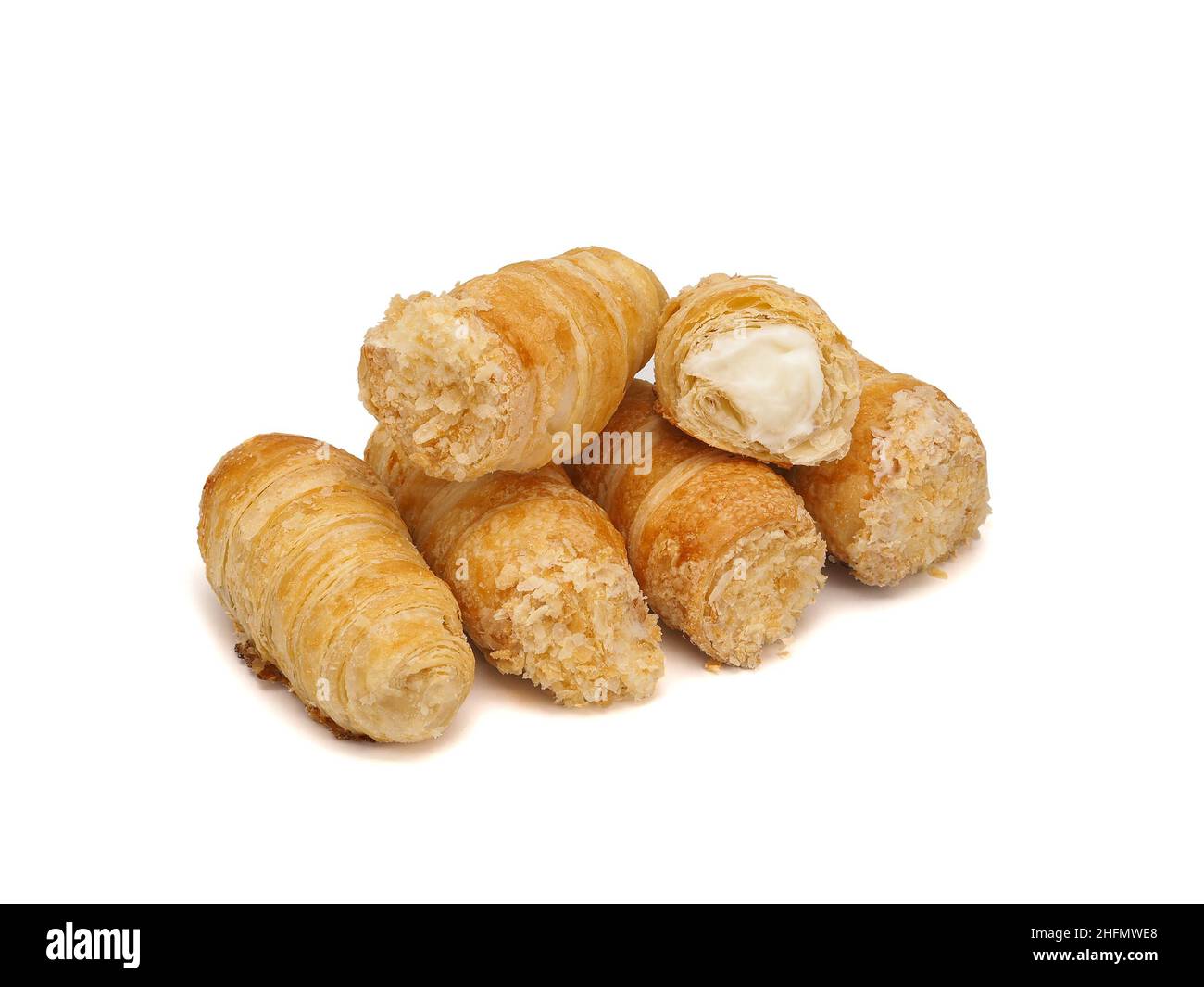 Baked puff pastry buns hi-res stock photography and images - Alamy