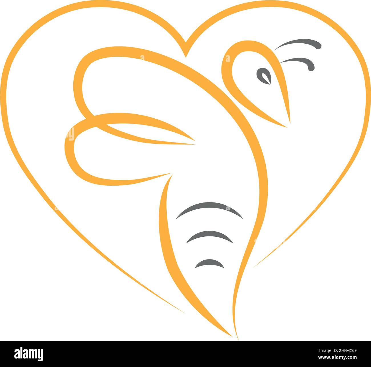 Bee, Bumblebee, Animal, Insect, Logo, Icon Stock Vector Image & Art - Alamy
