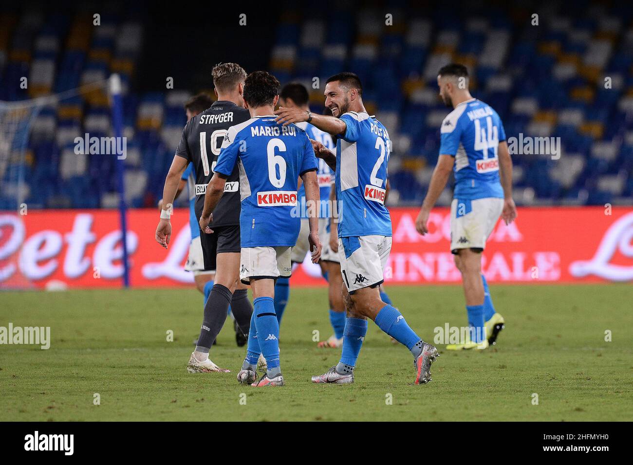Cafaro/LaPresse July 19, 2020 Naples, Italy sport soccer Napoli vs ...
