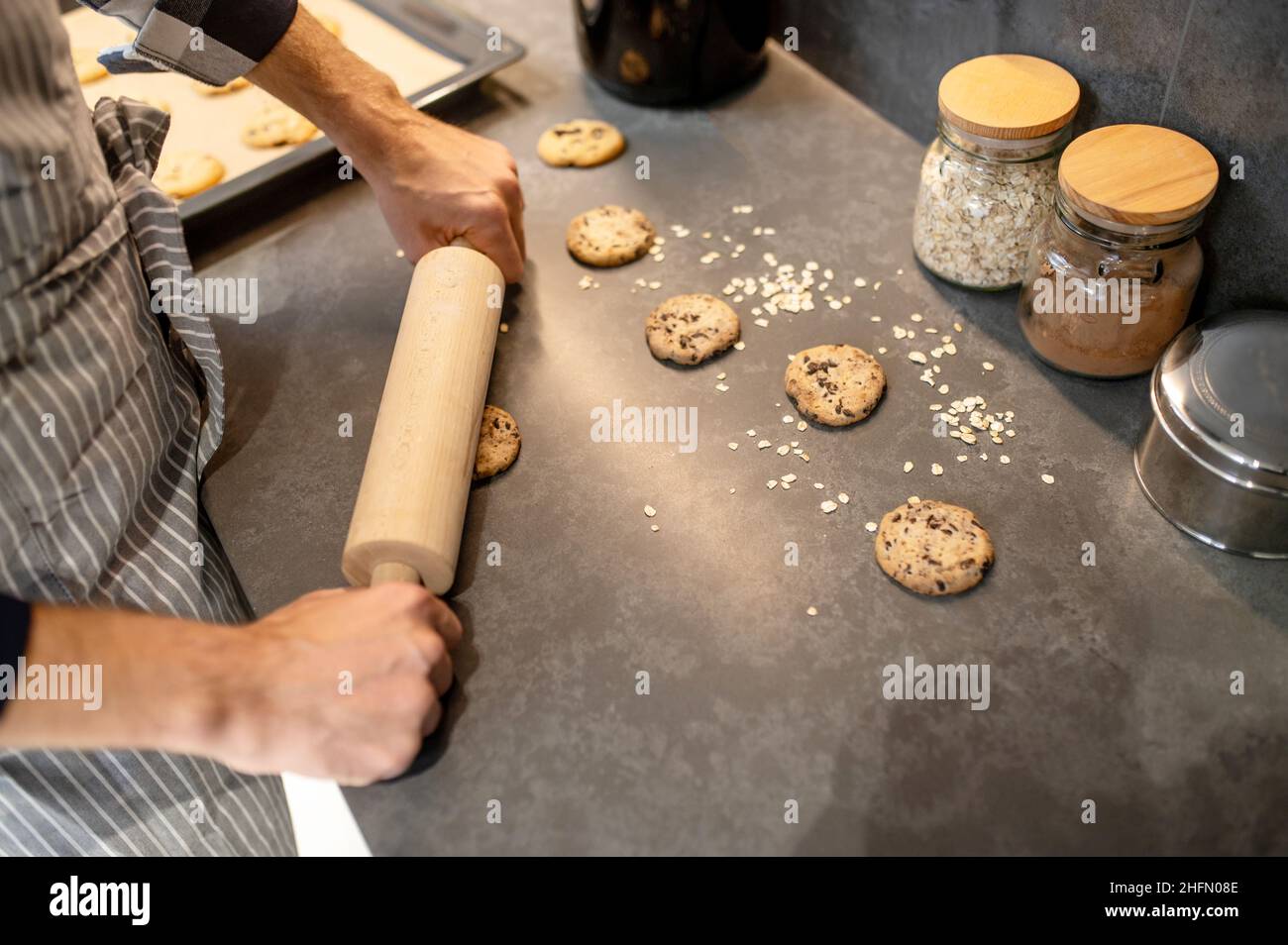 Raw biscuits hi-res stock photography and images - Alamy