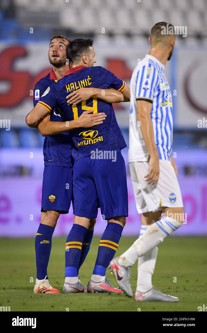Fabio Rossi/AS Roma/LaPresse 22/07/2020 Ferrara (Italy) Sport Soccer ...