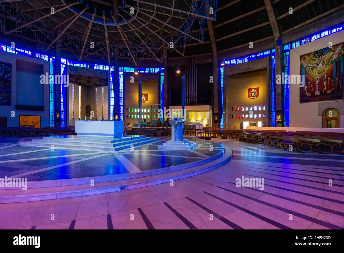 Inside the Liverpool Metropolitan Cathedral Stock Photo - Alamy