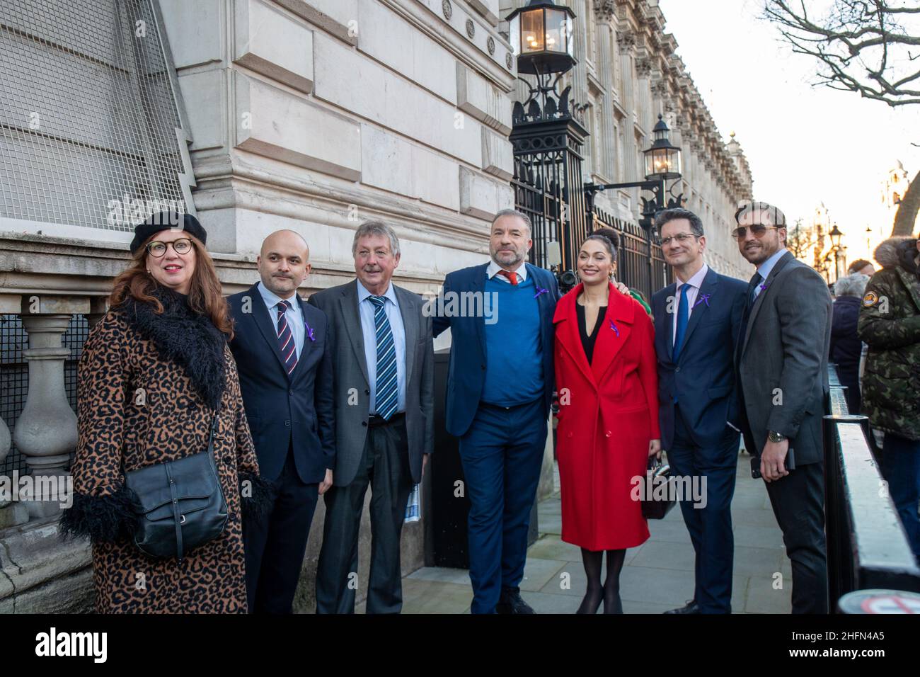 Signatory dinah glover and together declaration co founder alan hi-res ...