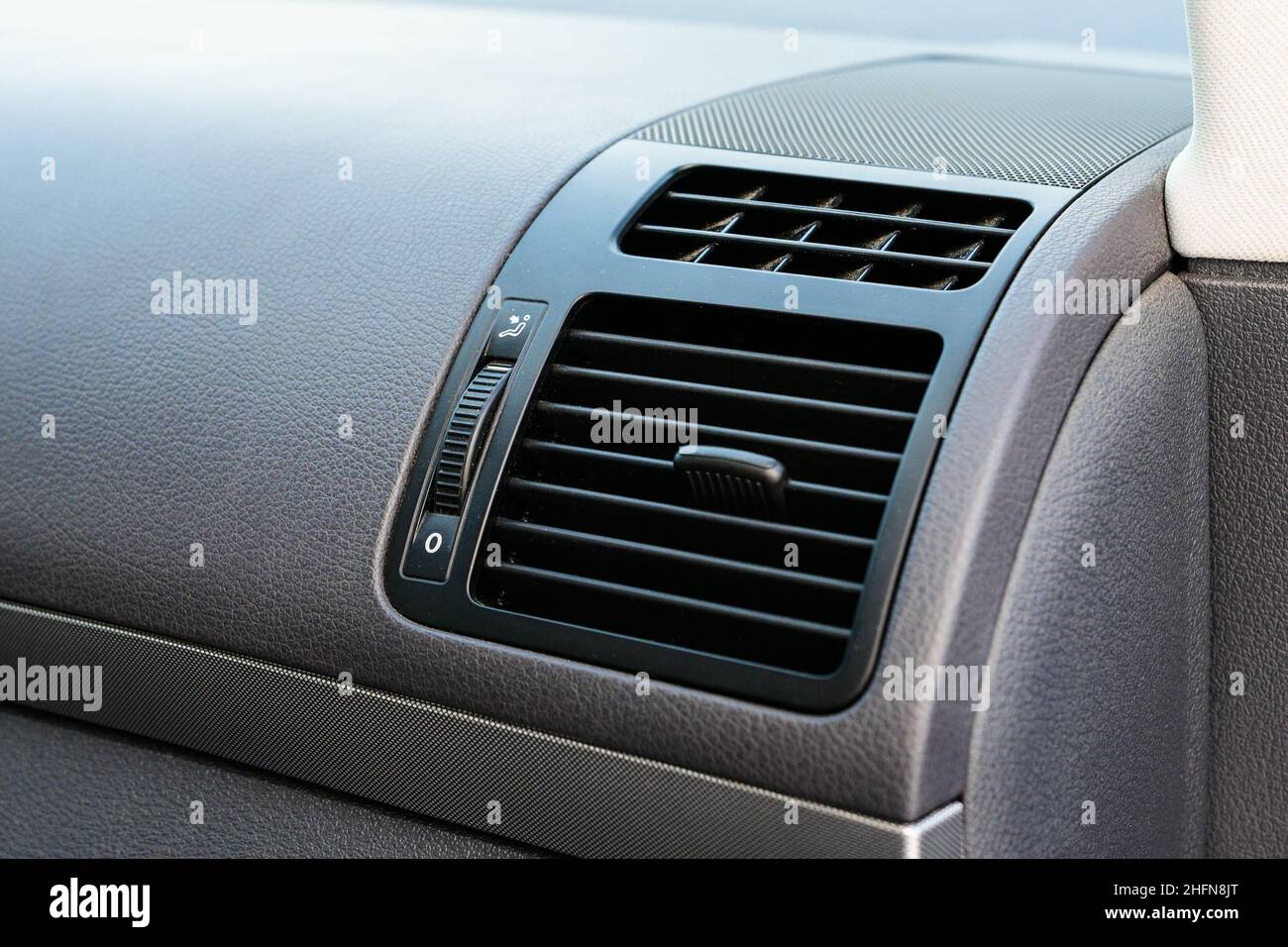 Device for distribution and supply of air to the new car interior Stock ...