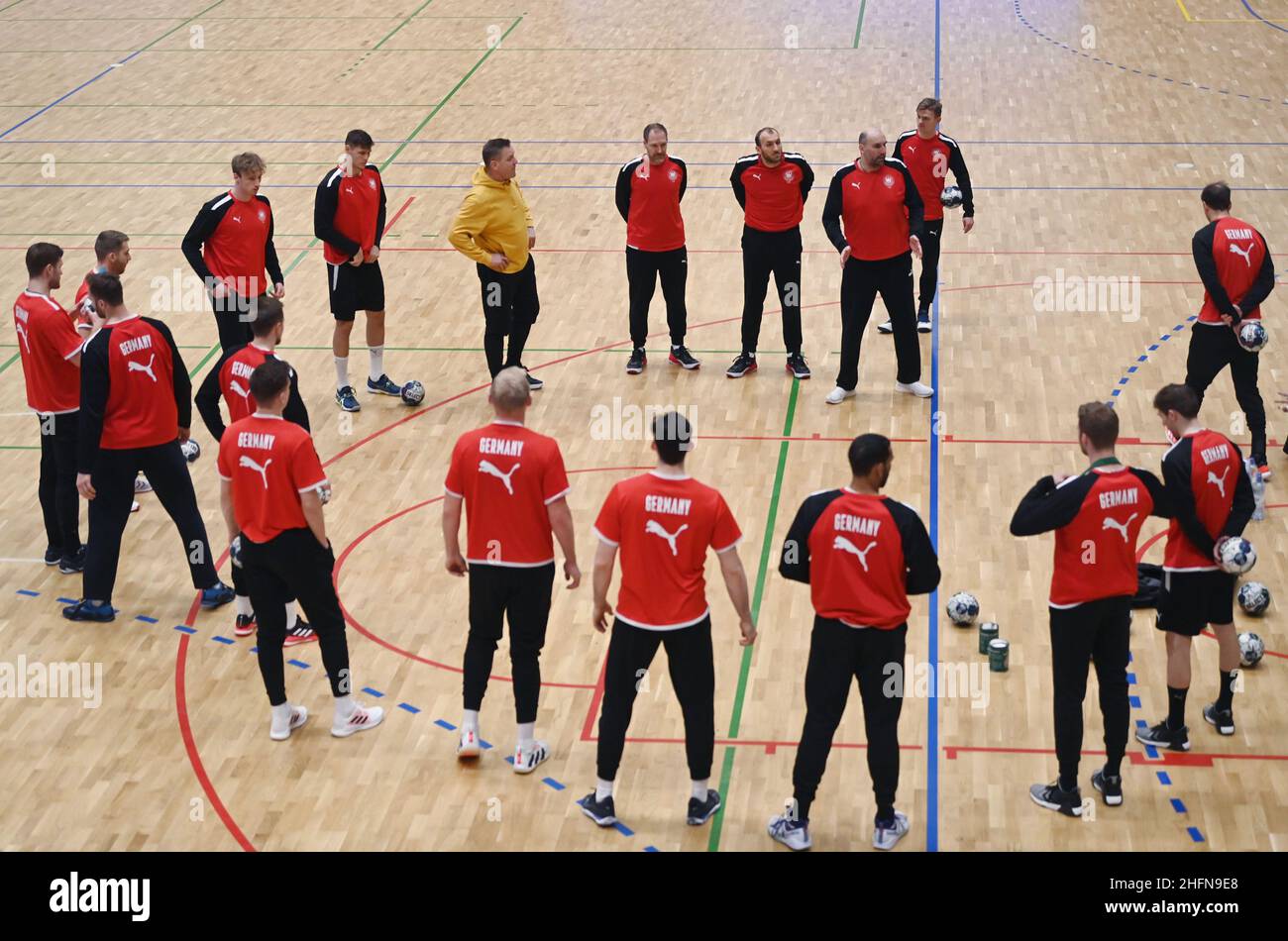 Bratislava, Slovakia. 17th Jan, 2022. Handball, European Championship ...