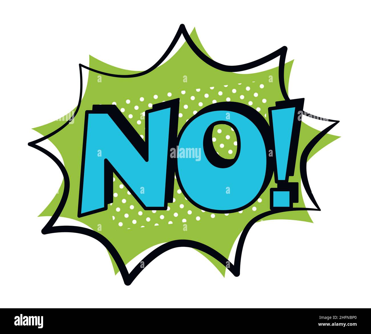 No speech bubble in retro style. Vector illustration isolated on white ...
