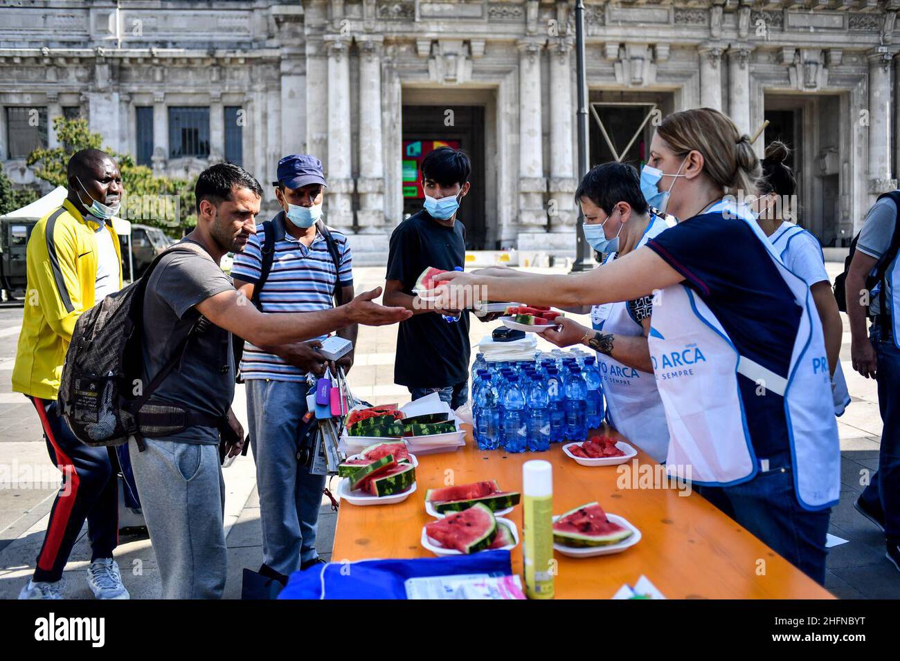 Claudio Furlan - LaPresse August 14, 2020 Milan, ItalyNews Progetto ...