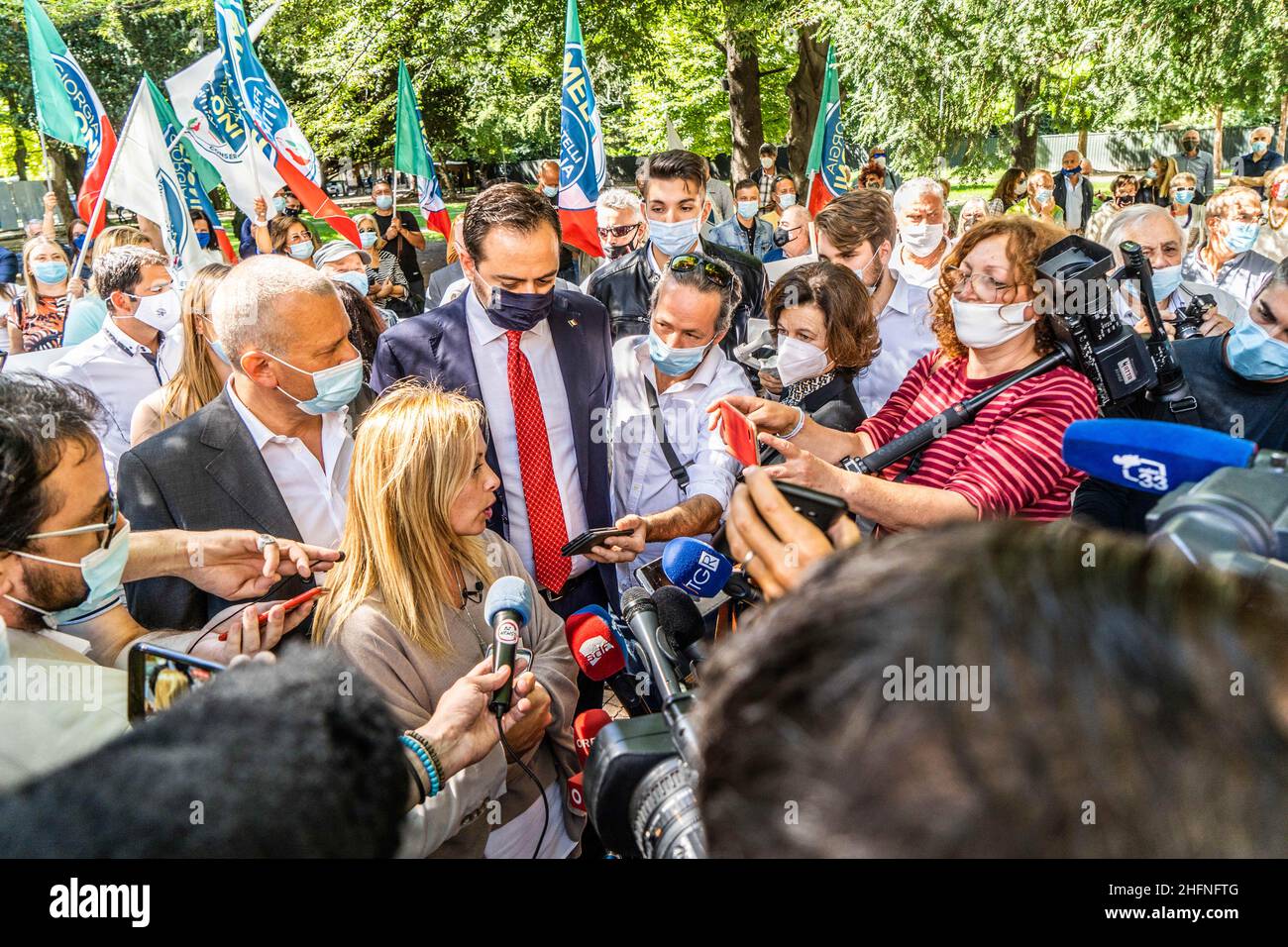 Foto Matteo Groppo/LaPresse 03 settembre 2020 Bolzano, Italia politica ...