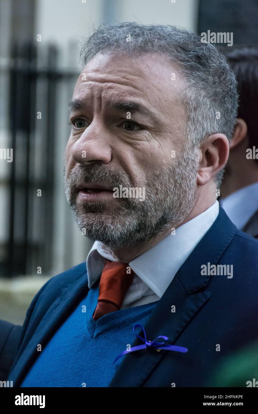 10 Downing Street, London, UK. January 2022. Alan Miller attends the ...