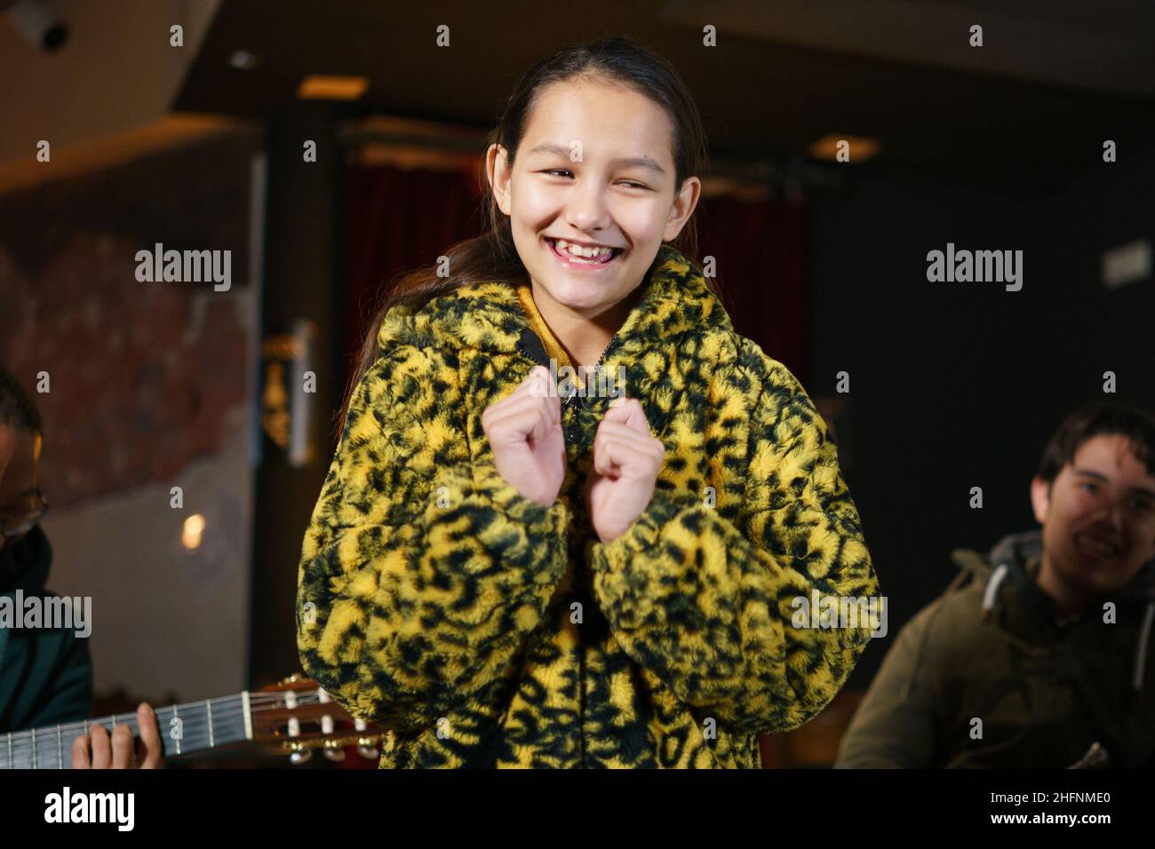 French singer Nora Restoin poses during a portrait session at Cafe ...