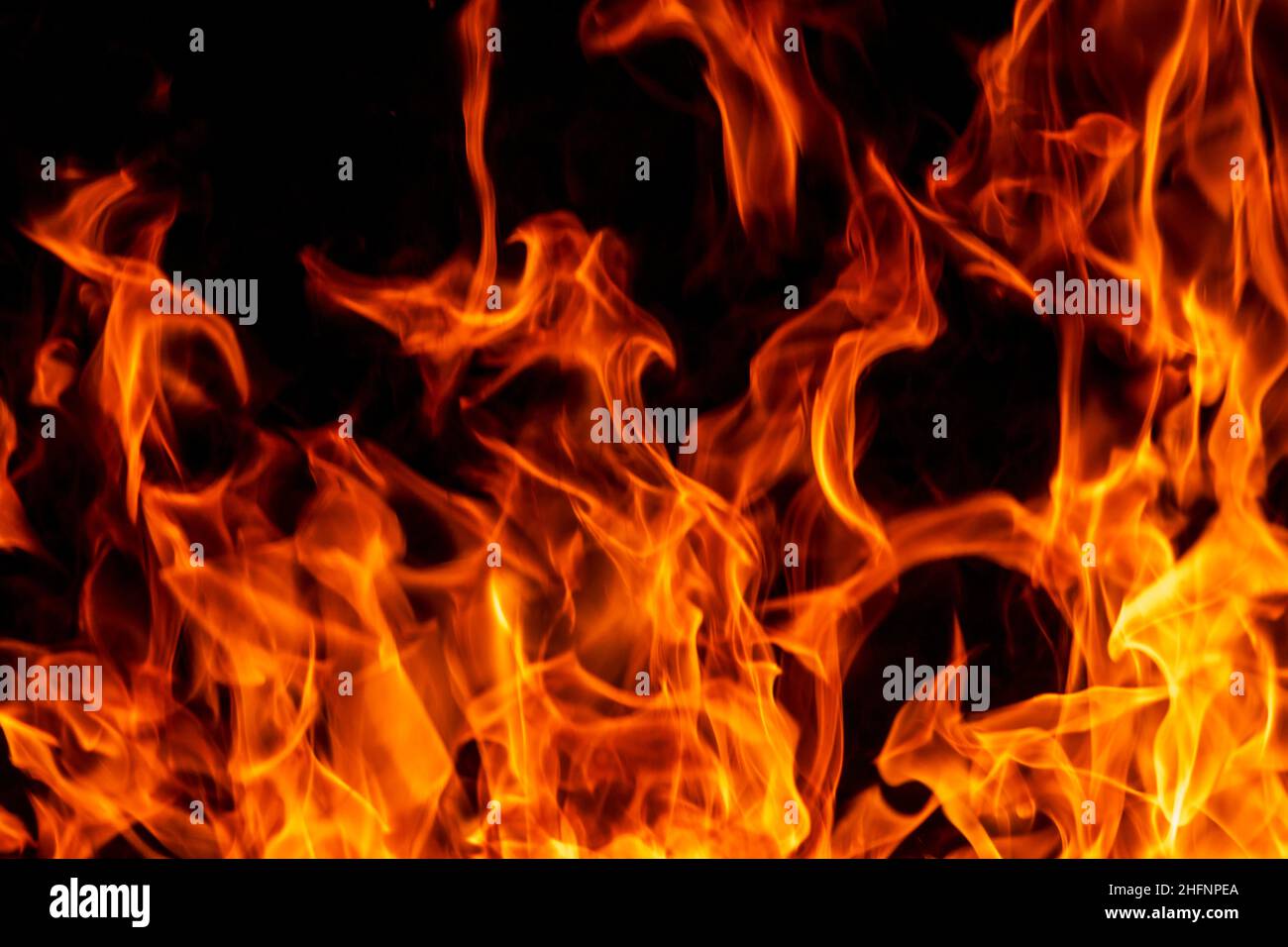 Abstract flame, fire flame texture, background. Blurred moving tongues ...