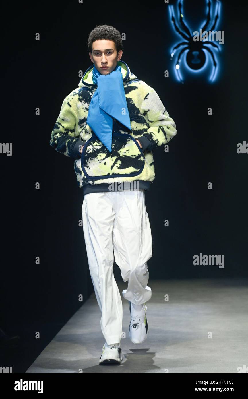 Milan, Italy. 17th Jan, 2022. Milan Fashion Week, Men Fall Winter. 2022 ...