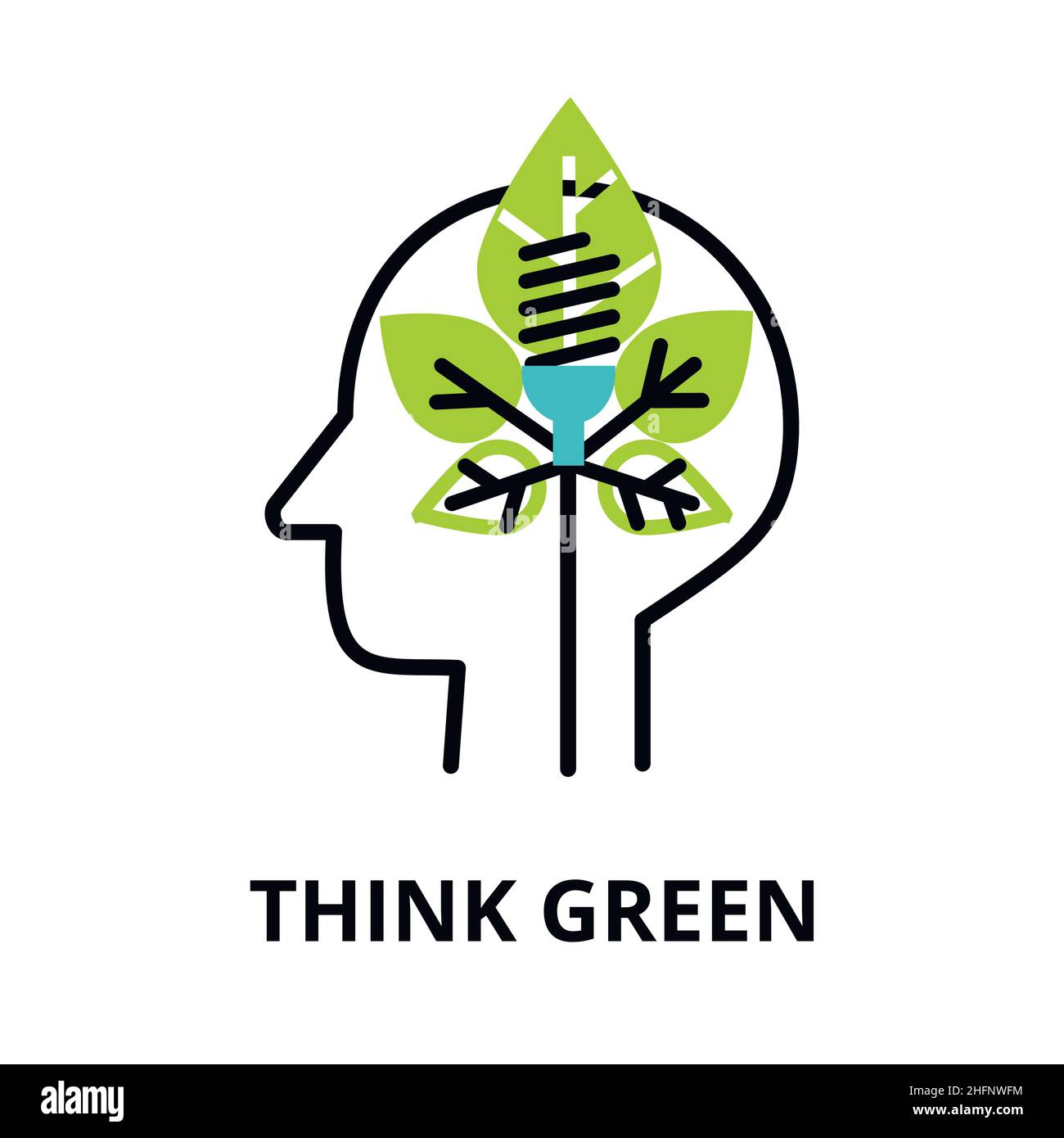 Modern flat thin line design icon, vector illustration, infographic ...