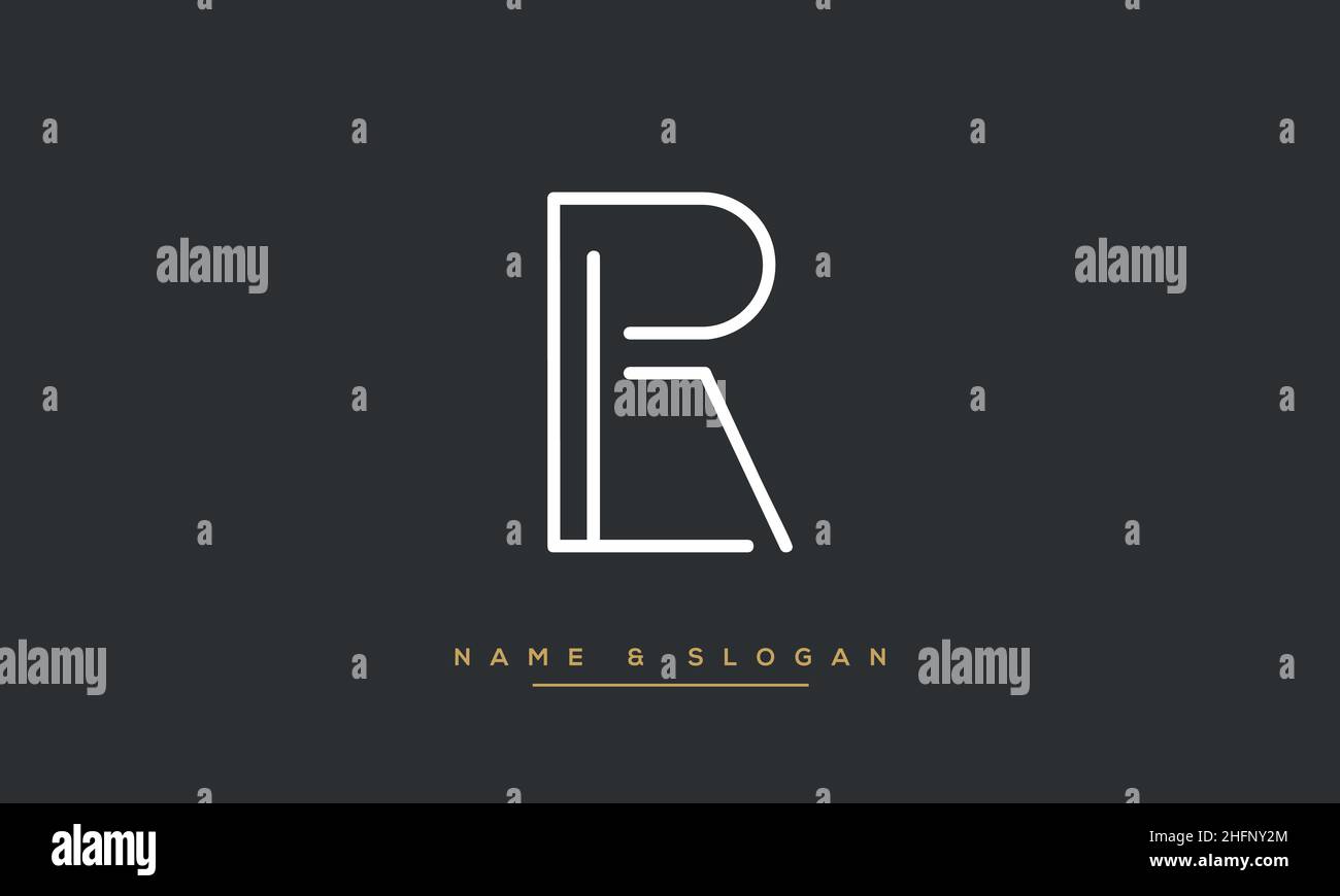 Modern abstract letter LR, RL logo design. Minimal LR, RL initial based ... Modern abstract letter LR, RL logo design. Minimal LR, RL initial based ...