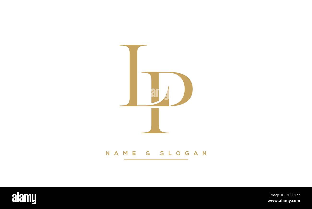 Modern abstract letter LP, PL logo design. Minimal LP, PL initial based ...