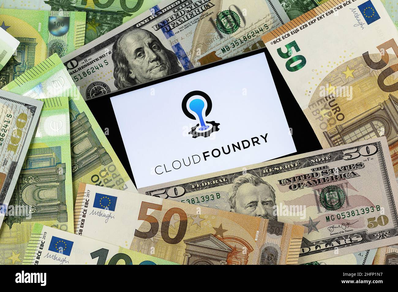 Cloud Foundry editorial. Illustrative photo for news about Cloud ...