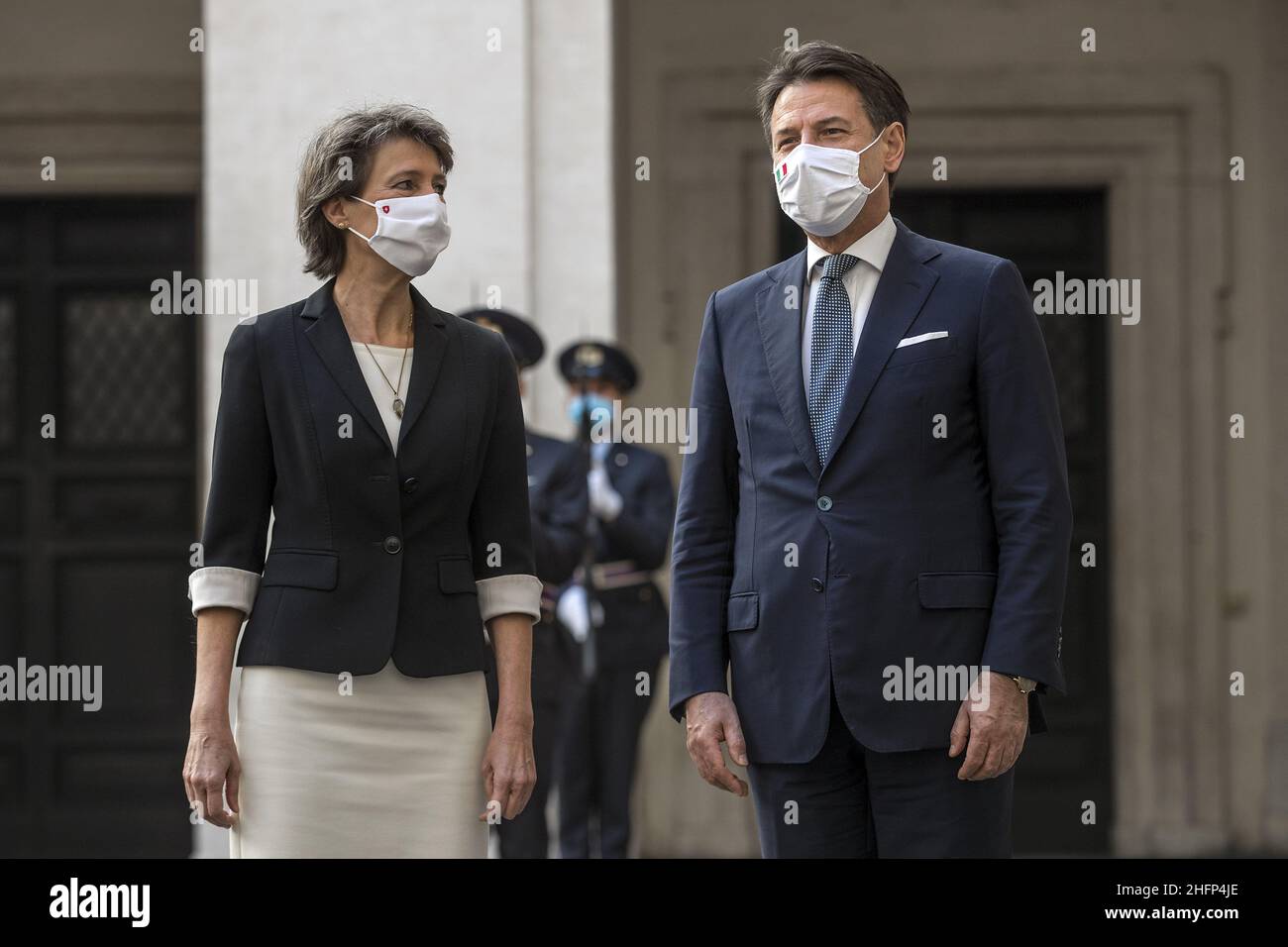 Roberto Monaldo / LaPresse 29-09-2020 Rome (Italy) Chigi palace - Prime ...