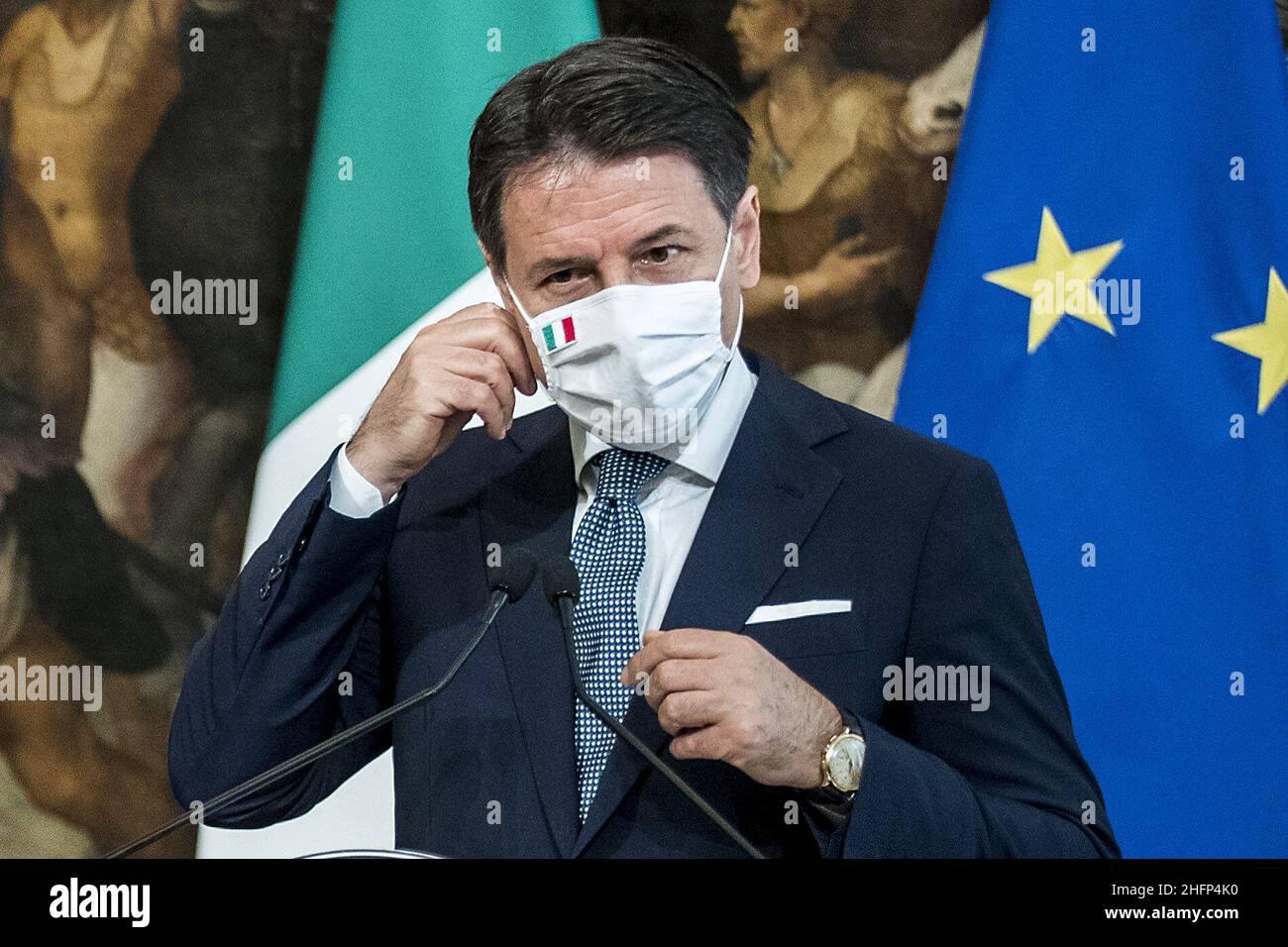 Roberto Monaldo / LaPresse 29-09-2020 Rome (Italy) Chigi palace - Prime ...