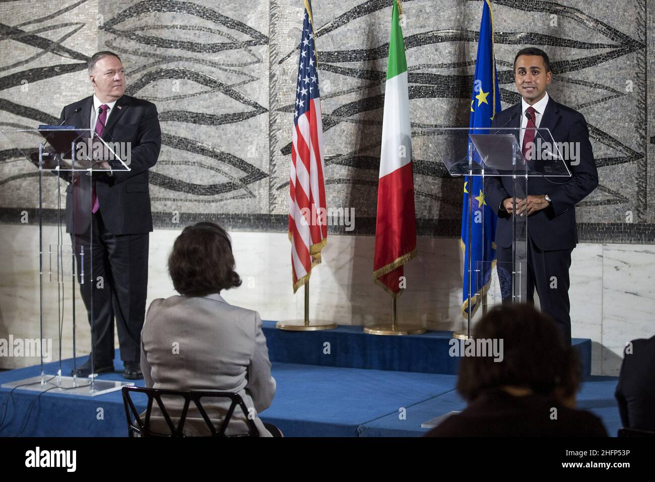 Roberto Monaldo / LaPresse 30-09-2020 Rome (Italy) Foreign Minister ...