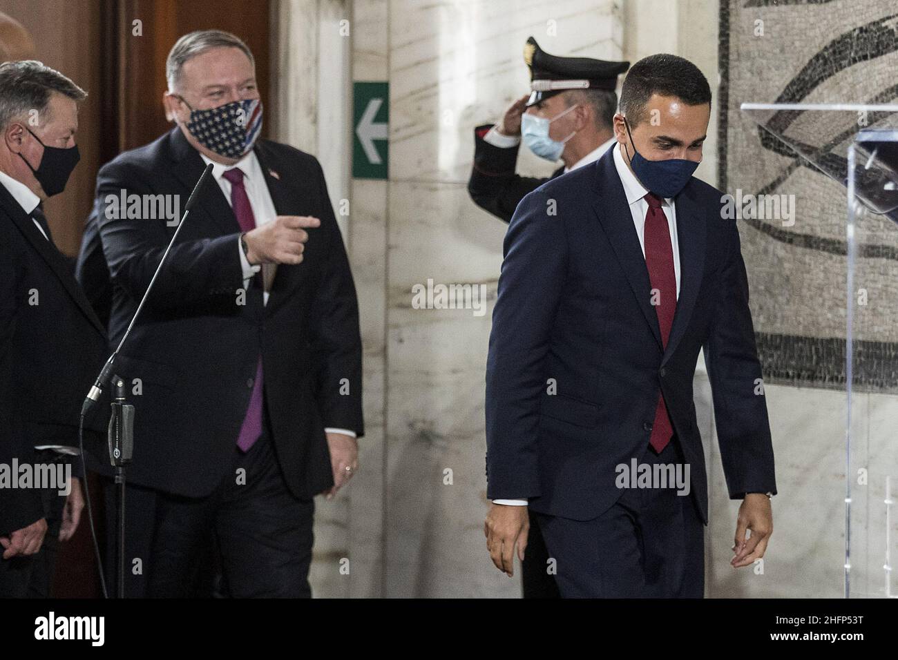 Roberto Monaldo / LaPresse 30-09-2020 Rome (Italy) Foreign Minister ...