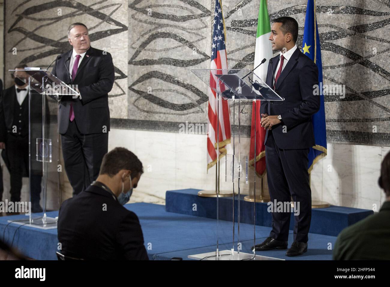 Roberto Monaldo / LaPresse 30-09-2020 Rome (Italy) Foreign Minister ...